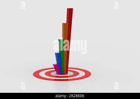 Financial growth attain target Stock Photo - Alamy