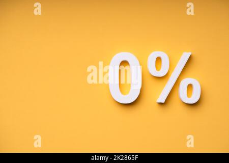 zero percent icon on white background. 0 percents sign. No commission ...