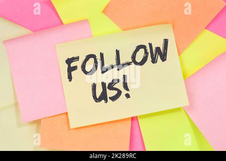 Follow us follower followers fans likes social networking media ...