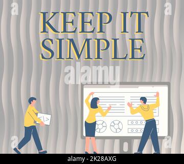 Text sign showing We Make It Easy. Business concept Offering solutions ...