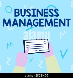 Sign displaying Management. Business concept the authoritative act of ...