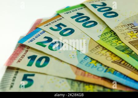 European Union Currency. Euro notes. Euro cash background. Euro Money ...