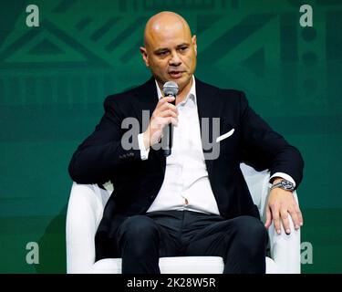 09/19/2022 New York, New York Selim Bora speaks onstage at The ...
