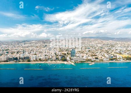 View over the skyline of Limassol. Cyprus Stock Photo - Alamy