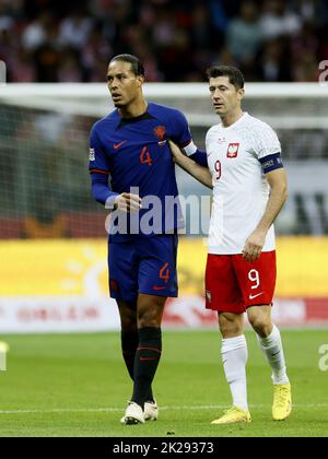 WARSAW - Virgil van Dijk of the Netherlands during the World Cup ...