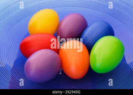 Symbolic images on the subject of Easter, eggs and Easter customs Stock ...
