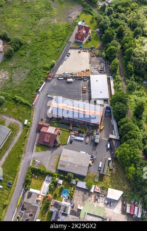 aerial view of the company Korte , Östingstraße, Hamm, Ruhr Area ...