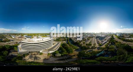 360° view of Aerial equirectangular photo Aventura Mall Miami 360 vr ...