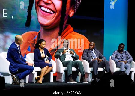09/19/2022 New York, New York Gregory Rockson speaks onstage at The ...