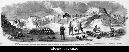 The War in Georgia - The Bombardment of Fort Pulaski - Second day ...