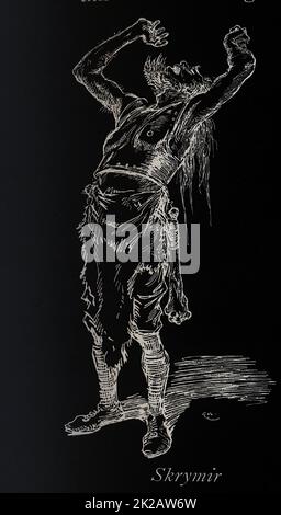 In Scandinavian (Norse) mythology, Skrymir is a very tall giant, and ...