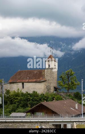 church in Ringgenberg near Interlaken, Switzerland Stock Photo - Alamy