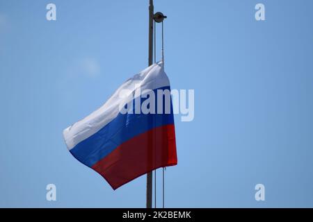 The fluttering flag of Russia Stock Photo - Alamy