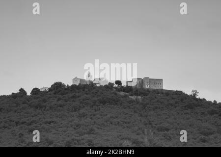 Frankopan Castle, Frankopanski Kaštel, historic town centre, Krk, Krk ...