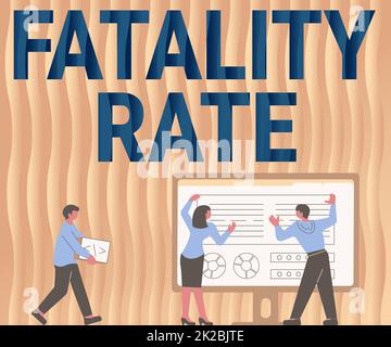 Conceptual caption Fatality Rate. Concept meaning calculated number of ...