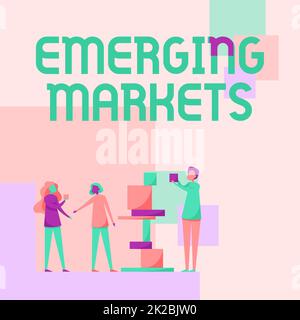 Handwriting text Global Markets. Business showcase Trading goods and ...