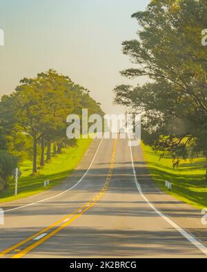 Highway Rural Landscape, Uruguay Stock Photo - Alamy
