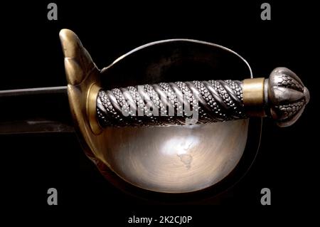 Gladius sword, blade, guard, and hilt isolated over white Stock Photo ...