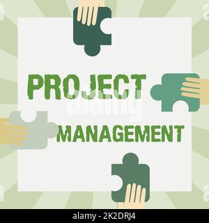 Plan Puzzle Showing Objectives Planning And Organizing Stock Photo - Alamy