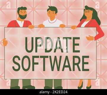 Inspiration showing sign Update Software. Conceptual photo replacing ...