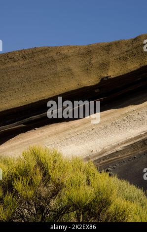 Strata formed by different volcanic eruptions Stock Photo - Alamy