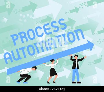 Handwriting text Process Automation. Business showcase Transformation ...