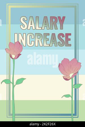 Employee in salary increase concept Stock Photo - Alamy