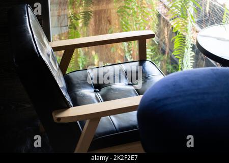 Cozy place in a cafe Stock Photo - Alamy