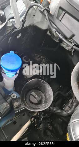 Mold in the engine compartment of an RV Stock Photo - Alamy