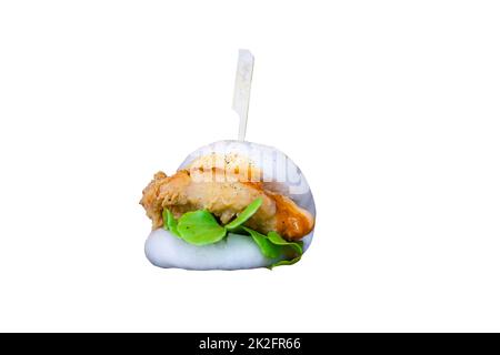 Bao steamed sandwich isolated on transparent background Stock Photo - Alamy