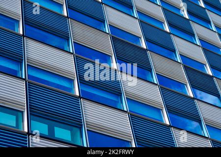 Modern building facade with widnows close up Stock Photo - Alamy