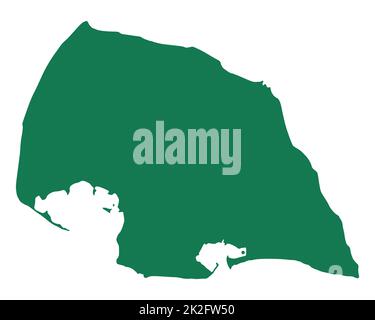 Map of Fehmarn Stock Photo - Alamy