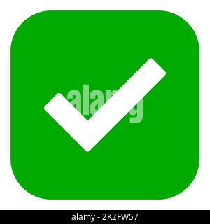 Tick and app icon Stock Photo - Alamy