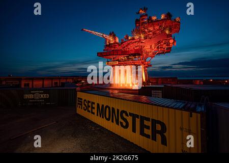 EDITORIAL USE ONLY General views of SEE MONSTER, a decommissioned North ...