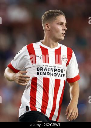 EINDHOVEN, NETHERLANDS - AUGUST 24: Joey Veerman of PSV during the UEFA ...