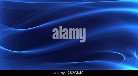 Smoky Lines Blue Background Stock Photo - Alamy