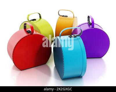 Multi colored handbags Stock Photo - Alamy