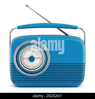 Vintage Radio Isolated Stock Photo - Alamy