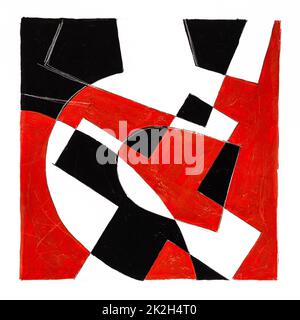 abstract composition with inverted letter K Stock Photo - Alamy