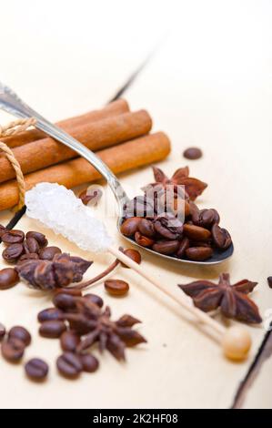 coffe sugar and spice Stock Photo - Alamy