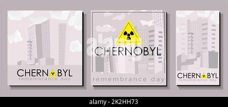 26 April. Poster for the day of the Chernobyl accident. Chernobyl ...