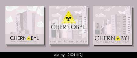 Chernobyl accident. Chernobyl Remembrance Day. The explosion of a ...