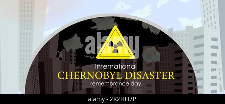 Chernobyl accident. Chernobyl Remembrance Day. The explosion of a ...