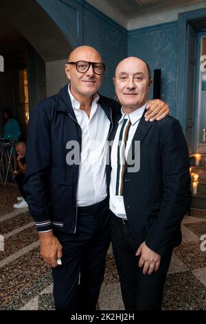 Milan, Italy, 22/09/2022, Giorgio Martelli , Jennifer Tommasi Milan ...