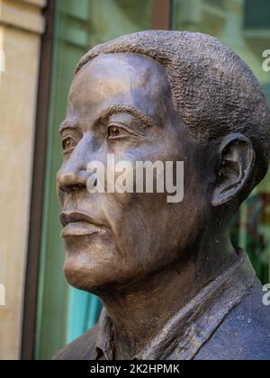 Walter Tull Statue Northampton Guildhall - joined Northampton Town ...