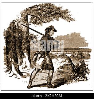 Native American or Indian Frontier in the United States in 1840 ...