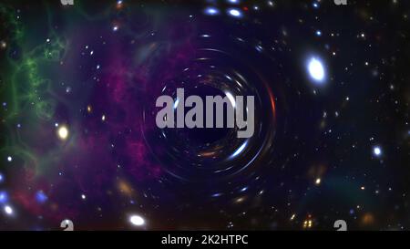 Big Bang In Space, The Birth Of The Universe 3D Illustration Stock ...