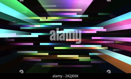 Colorful light rays and pixels Stock Photo - Alamy