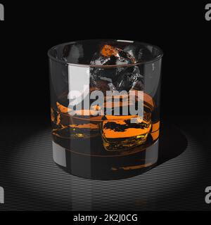 Red glass cubes on black cubed surface - 3D rendering Stock Photo - Alamy