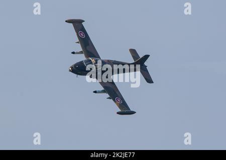 BAC Strikemaster displaying at Blackpool Air Show 2022 Stock Photo - Alamy